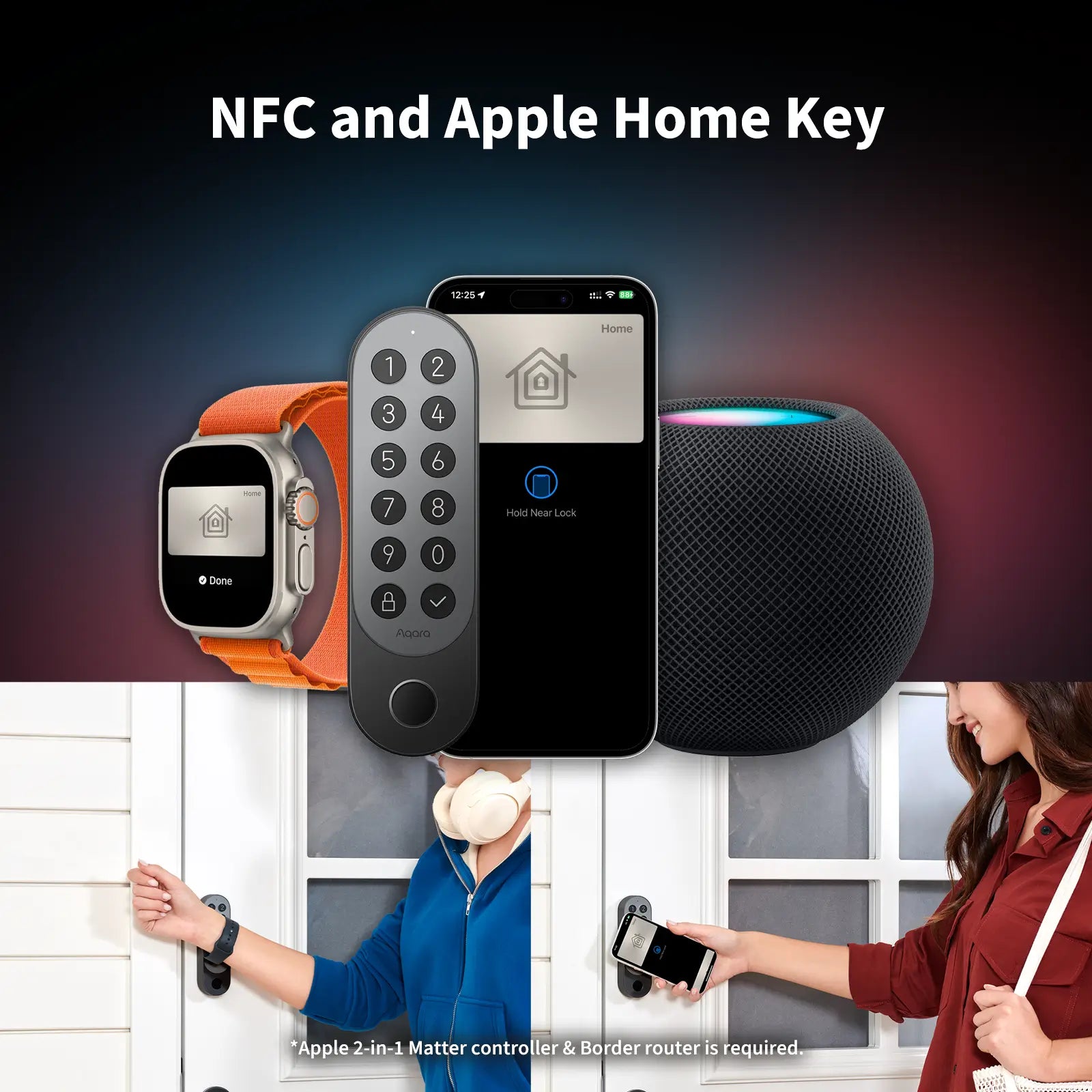Aqara Smart Lock U200 – Advanced Apple HomeKit Smart Home Security for ...