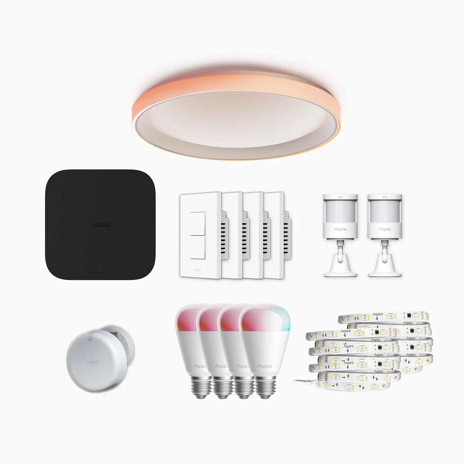 Aqara Whole Home Smart Lighting Kit : M3 Hub, FP2 Presence Sensor ...