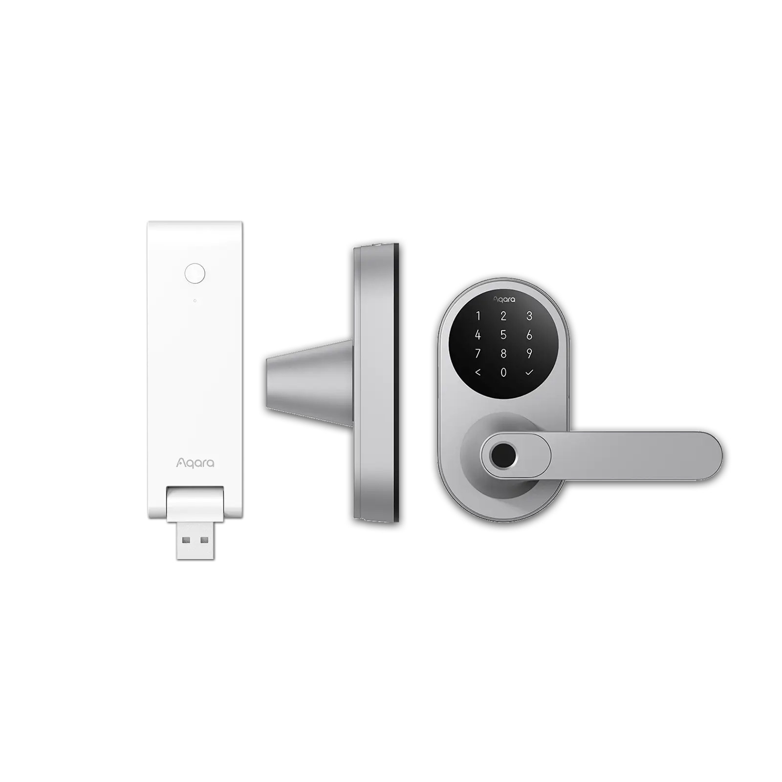 Aqara U300 Smart Lock & M100 Hub Kit: All-in-One Fingerprint & Keypad ...