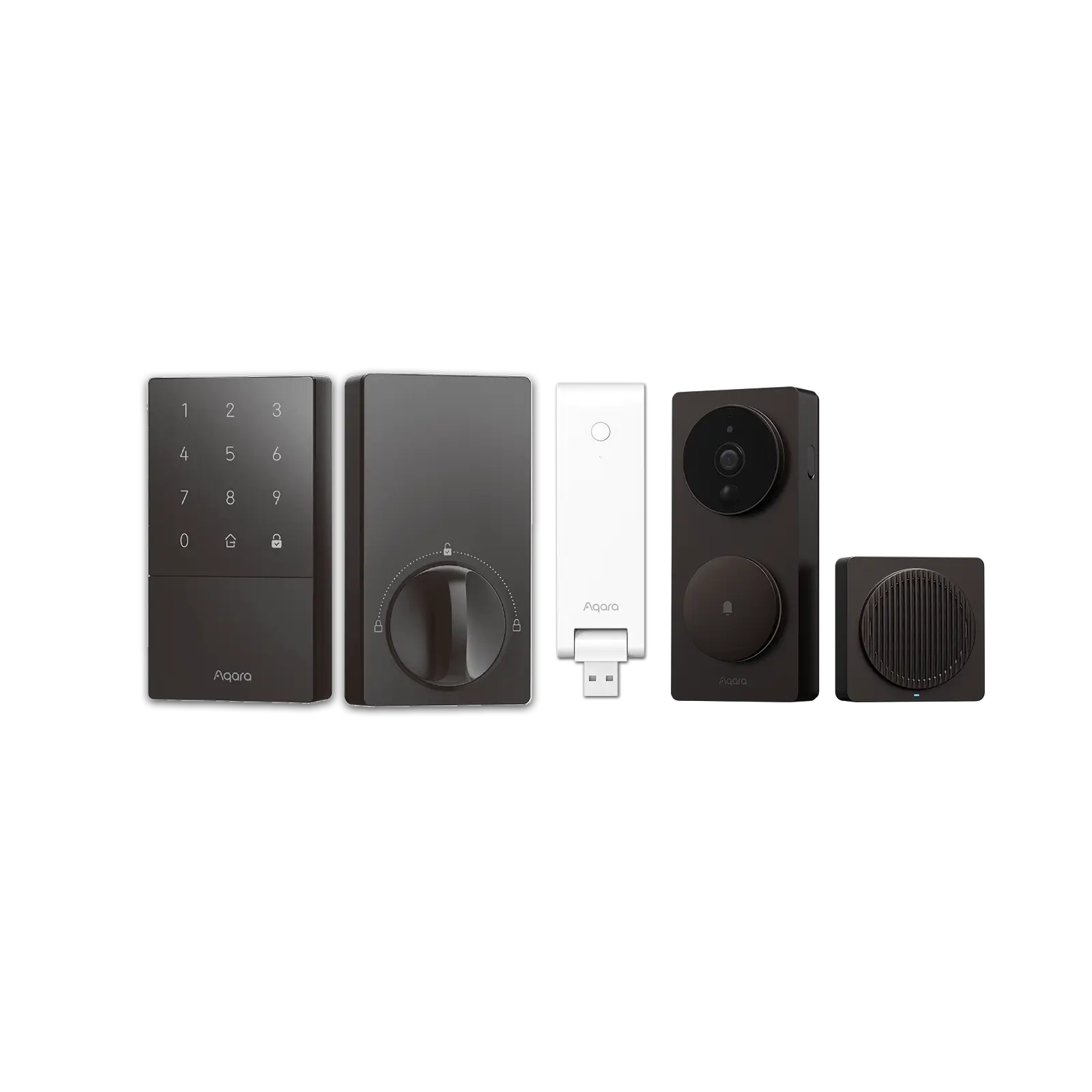 Aqara Front Door Security Kit: U50 Apple Home Key Lock, G4 Video ...